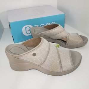 Bzees | Shoes | Brand New Nude Comfort Machine Washable Sandals | Poshmark